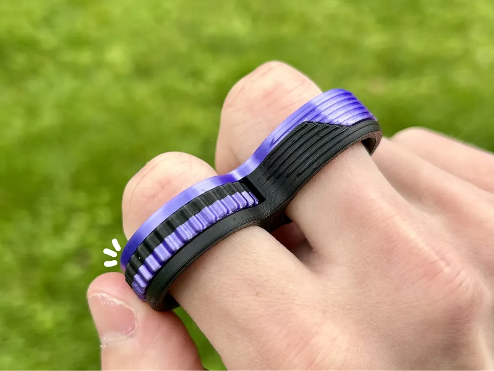 Haptic Fidget Ring - Free 3D Print Model - MakerWorld
