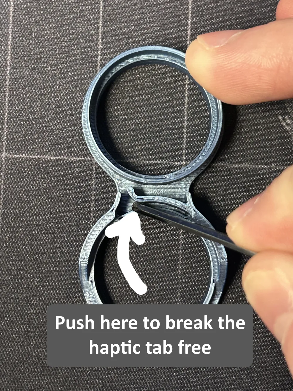 Haptischer Fidget Ring – Kostenloses 3D-Druckmodell – MakerWorld