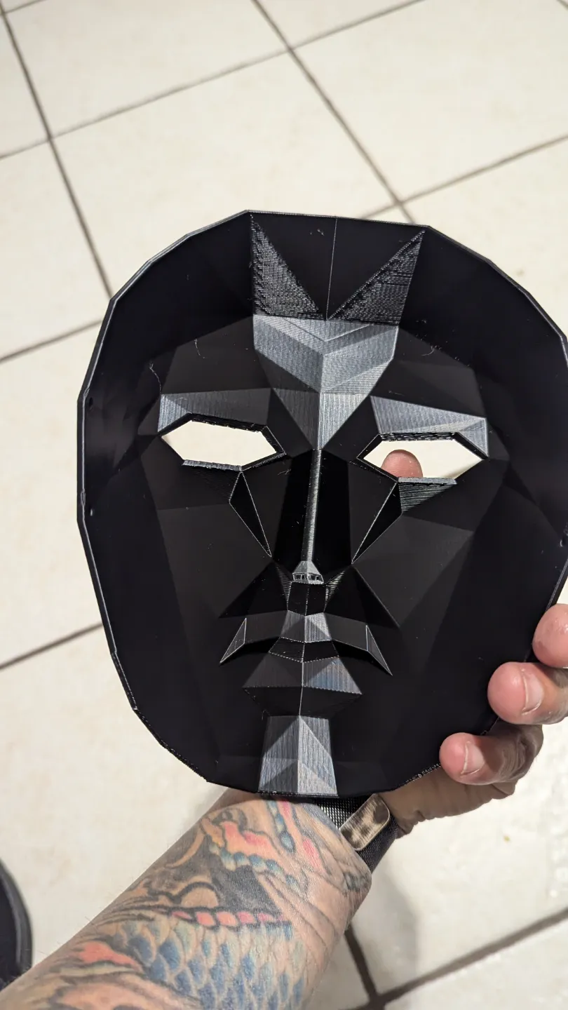 Squid game Front man cosplay mask by idealoding - MakerWorld