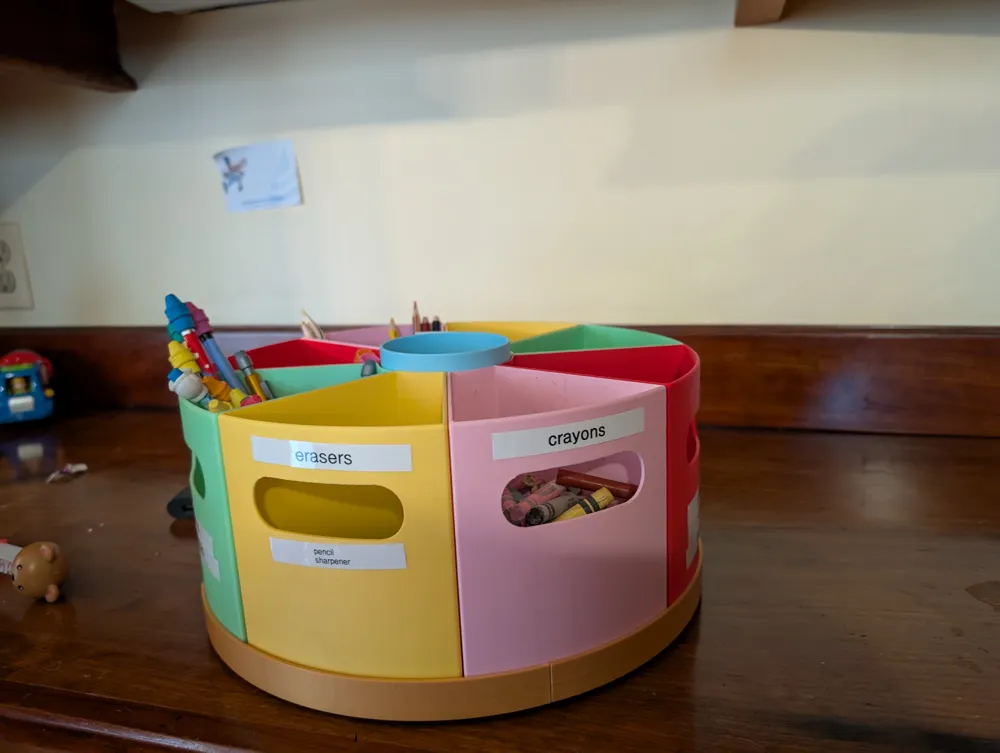 Circular Art Supply Storage by dfmodels MakerWorld: Download Free 3D Models