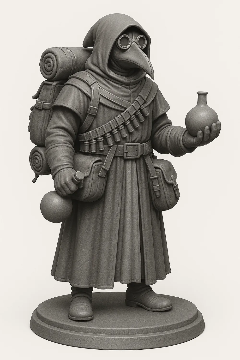 Plague Doctor - DnD, D&D, Pathfinder Mini - Free 3D Print Model ...
