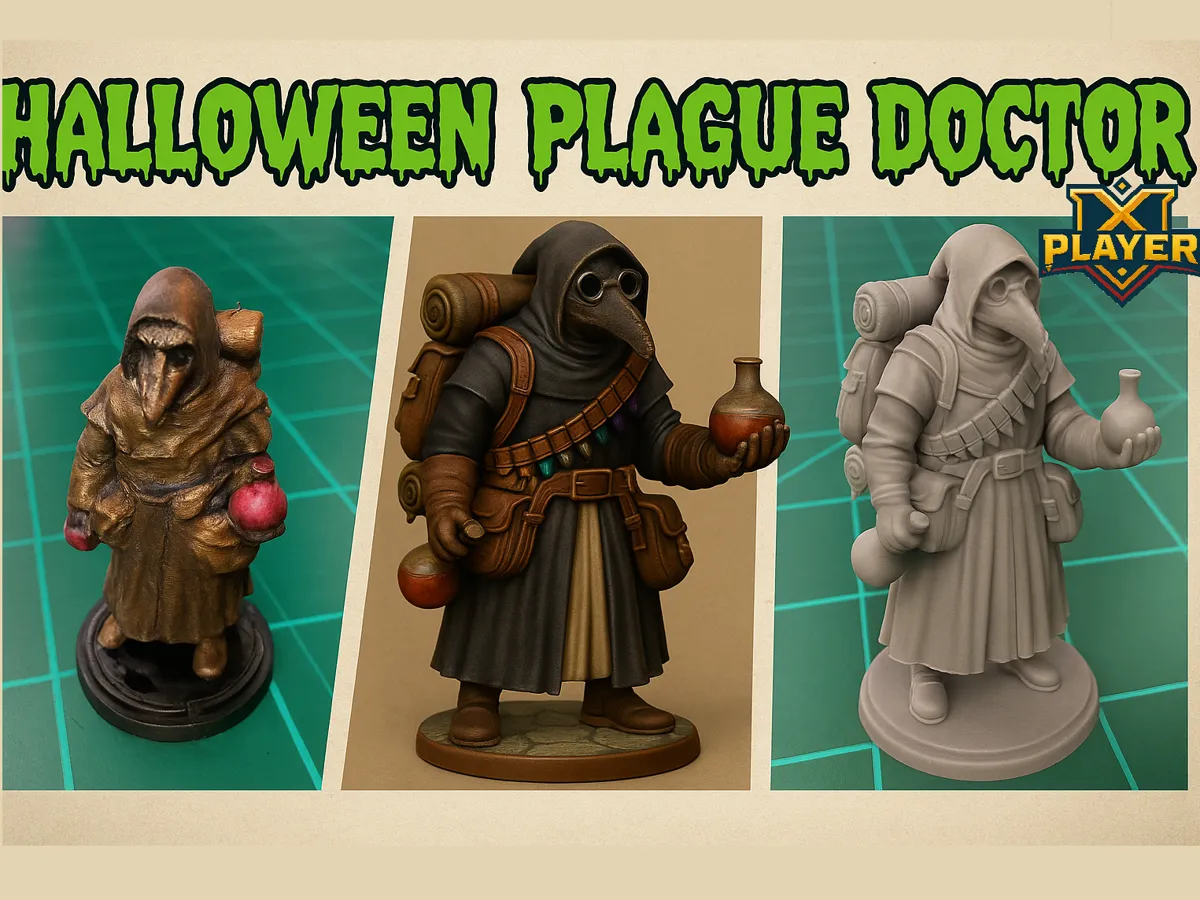 Plague Doctor - DnD, D&D, Pathfinder Mini - Free 3D Print Model ...