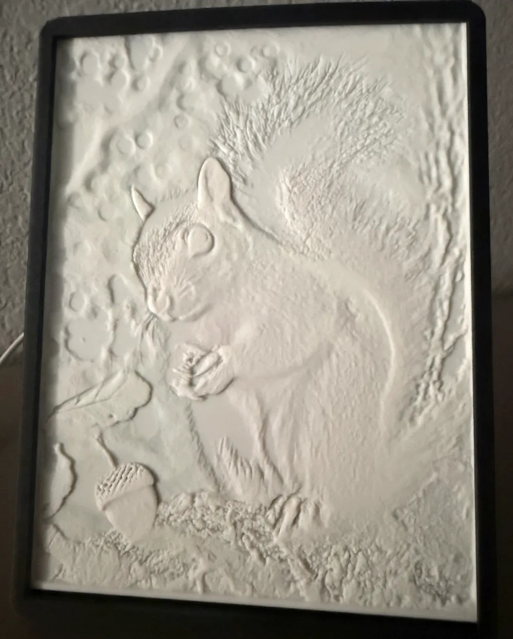 Squirrel Lithophane by GregR - MakerWorld