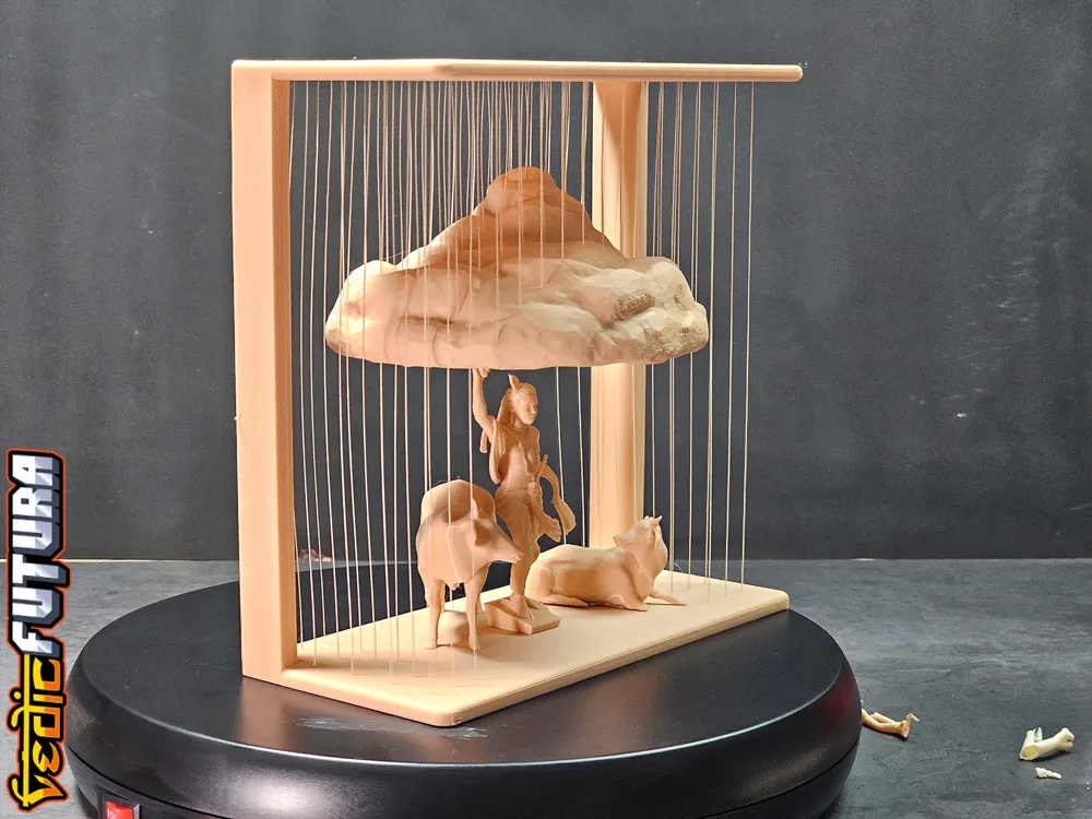 Krishna Lifting Govardhan Hill [Strings Version!] by VedicFutura ...