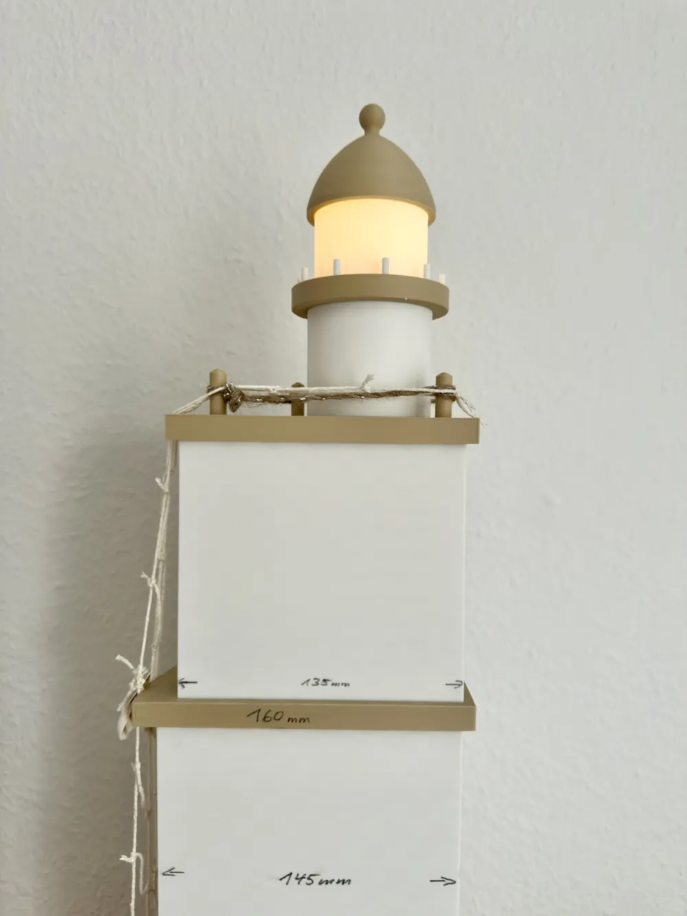 Lighthouse Maritime Corner Shelf - Free 3D Print Model - MakerWorld