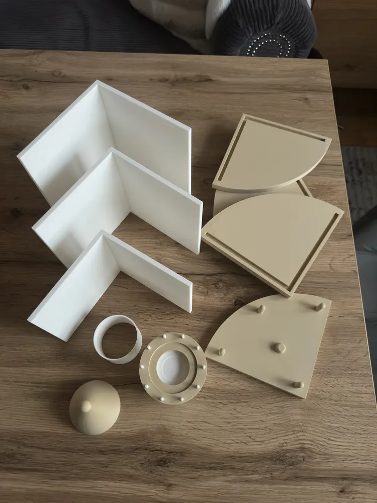 Lighthouse Maritime Corner Shelf - Free 3D Print Model - MakerWorld