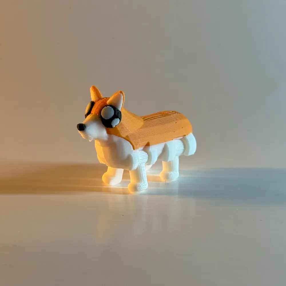 Articulated Cute Corgi by Waffly3D - MakerWorld
