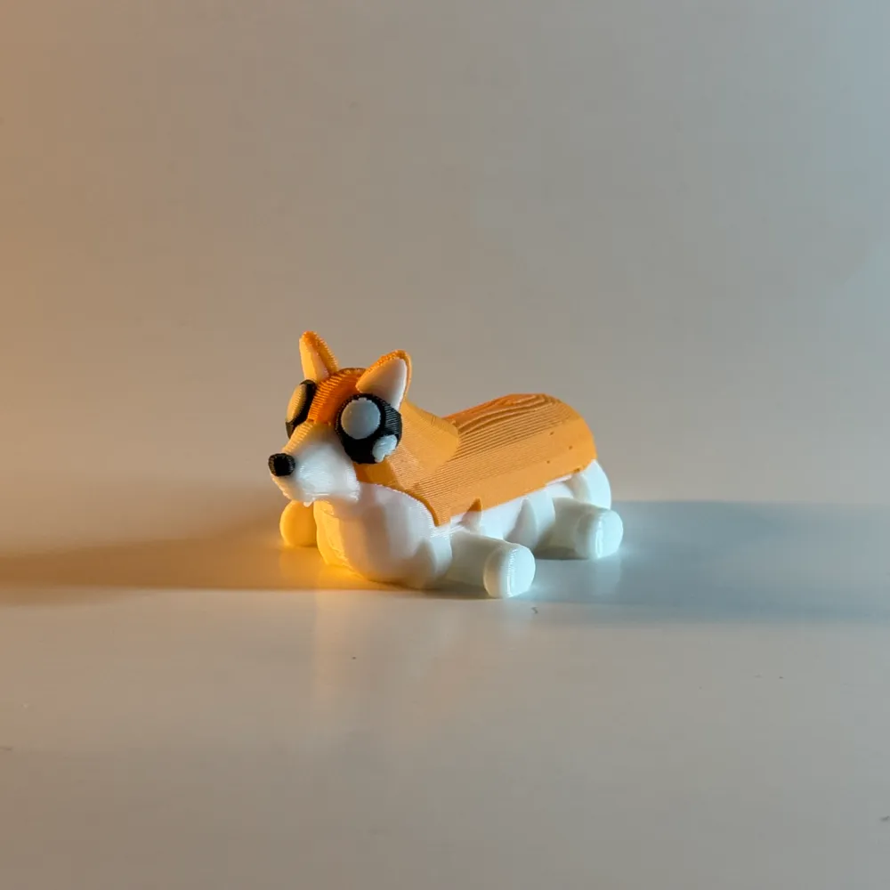 Articulated Cute Corgi by Waffly3D - MakerWorld