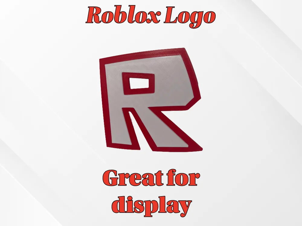 Roblox Logo Sign - Free 3D Print Model - MakerWorld