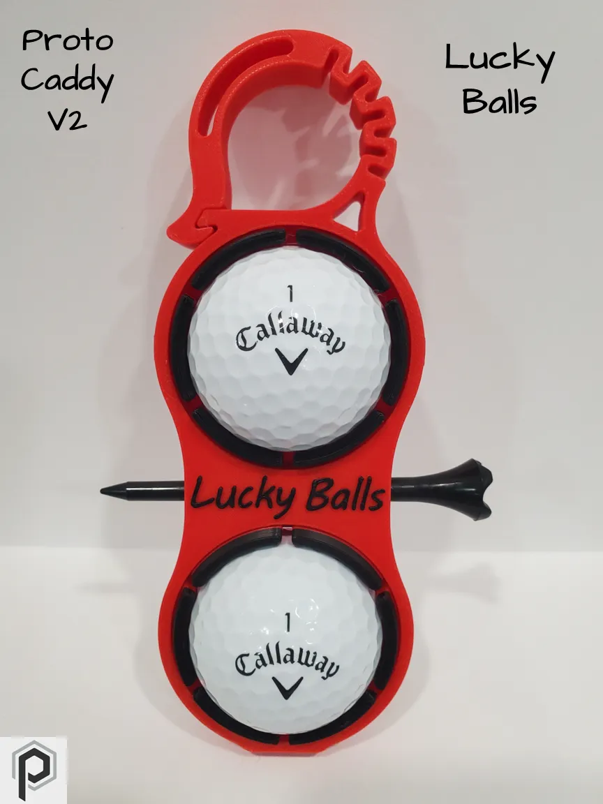 Proto Caddy V2 – Custom Golf Ball and Tee Holder by Protohive Design MakerWorld: Download Free ...