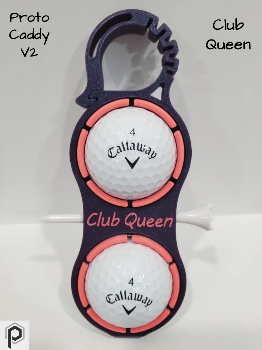 Proto Caddy V2 – Custom Golf Ball and Tee Holder by Protohive Design MakerWorld: Download Free ...