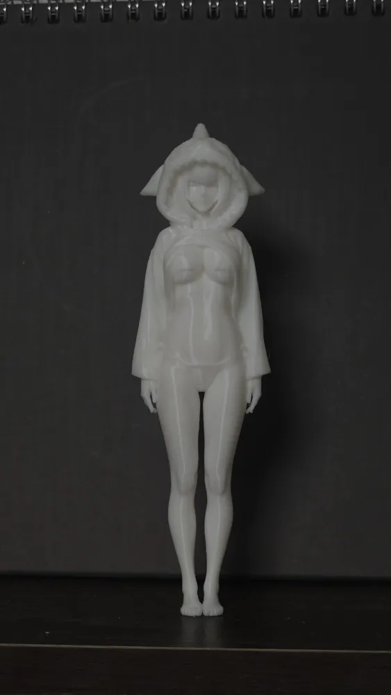 shark hood girl - Free 3D Print Model - MakerWorld