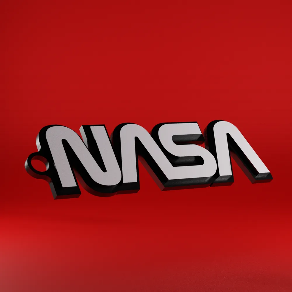 Nasa Keychain by Farru3D - MakerWorld