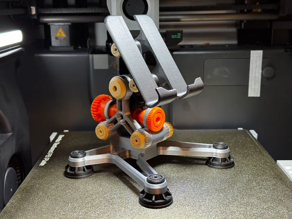 HX8 Phone Stand V2 - Free 3D Print Model - MakerWorld