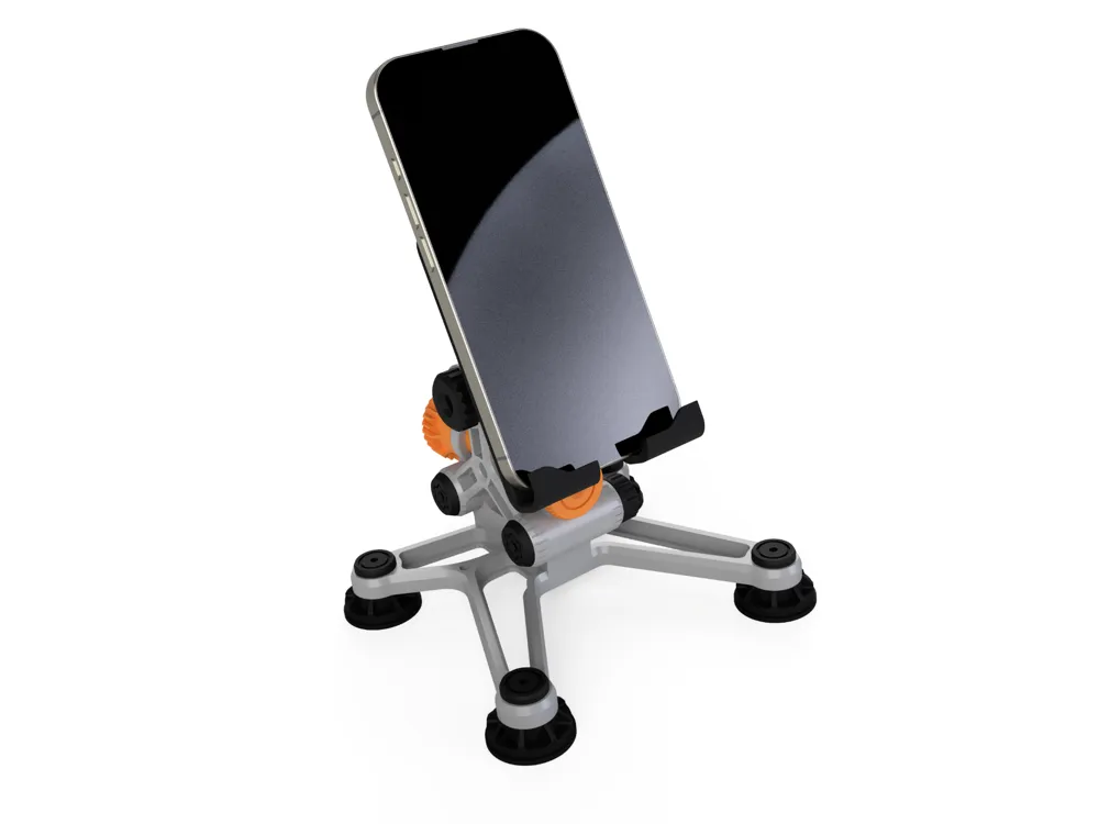 HX8 Phone Stand V2 - Free 3D Print Model - MakerWorld