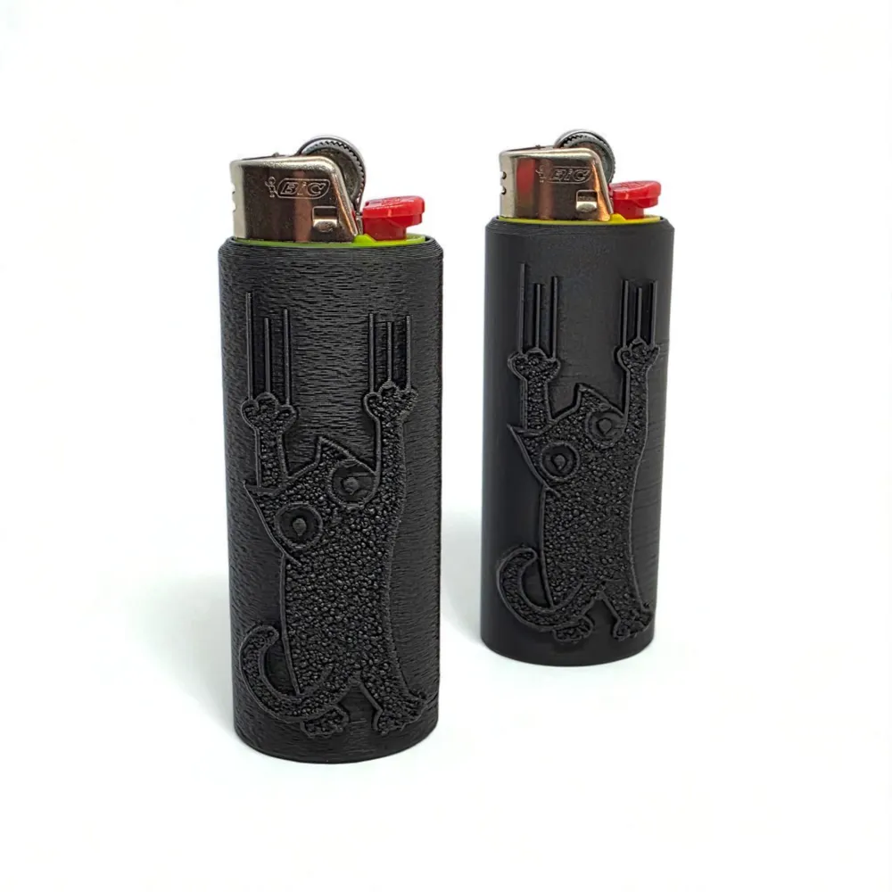 Funda de Bic de Gato Tonto - Modelo de impresión 3D gratuito - MakerWorld