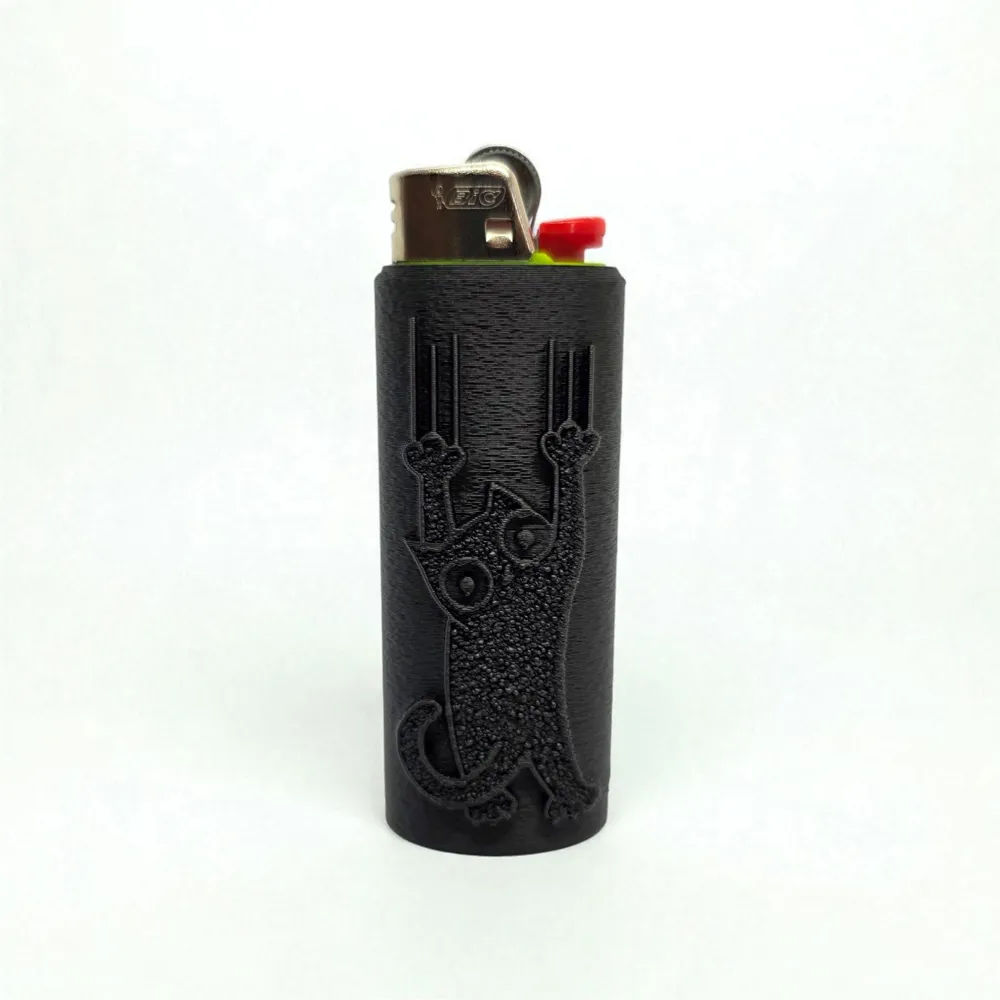 Funda de Bic de Gato Tonto - Modelo de impresión 3D gratuito - MakerWorld