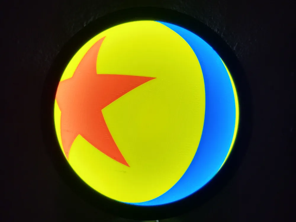 Pixar ball (Luxo ball) LED Lamp by Tyler - MakerWorld