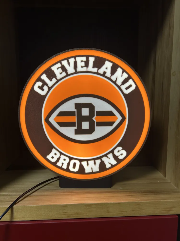 Cleveland Browns Sign by CRAFT JACKALL MakerWorld: Download Free 3D Models