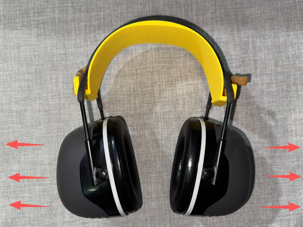 3M X5A隔音耳罩 防夹耳支撑架 来自 sky2024 MakerWorld：免费下载 3D 模型