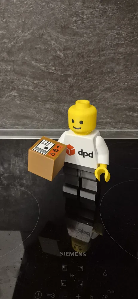 Brick Man DPD Delivery Service with Package 20cm by da_max MakerWorld ...