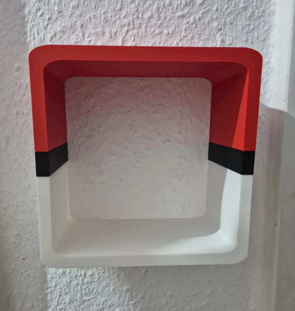 Pokeball Style Shelf by andrew93752 MakerWorld: Download Free 3D Models