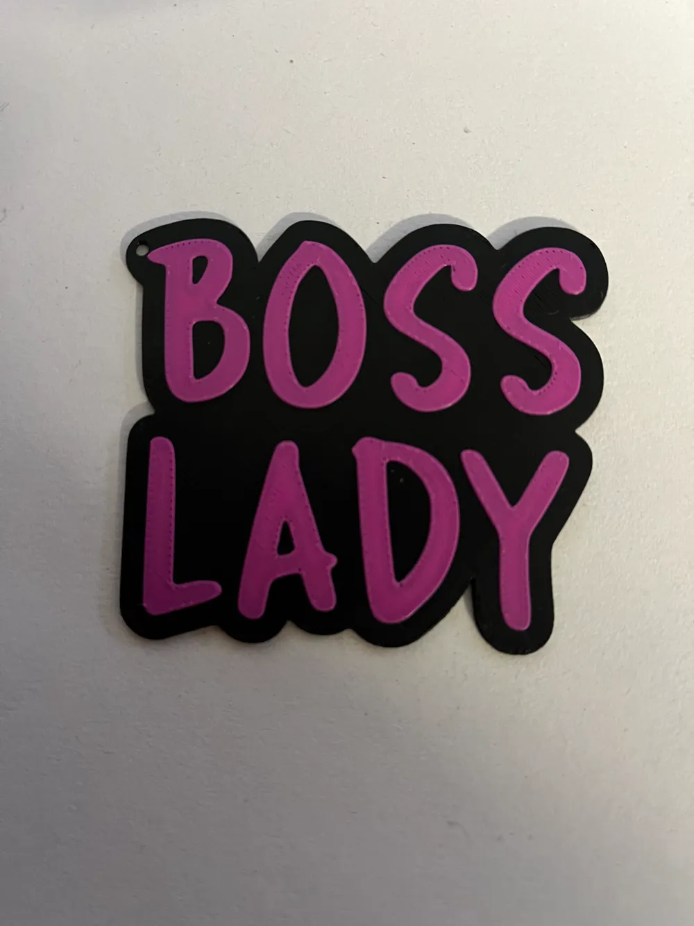 boss lady keyring by Morganja - MakerWorld