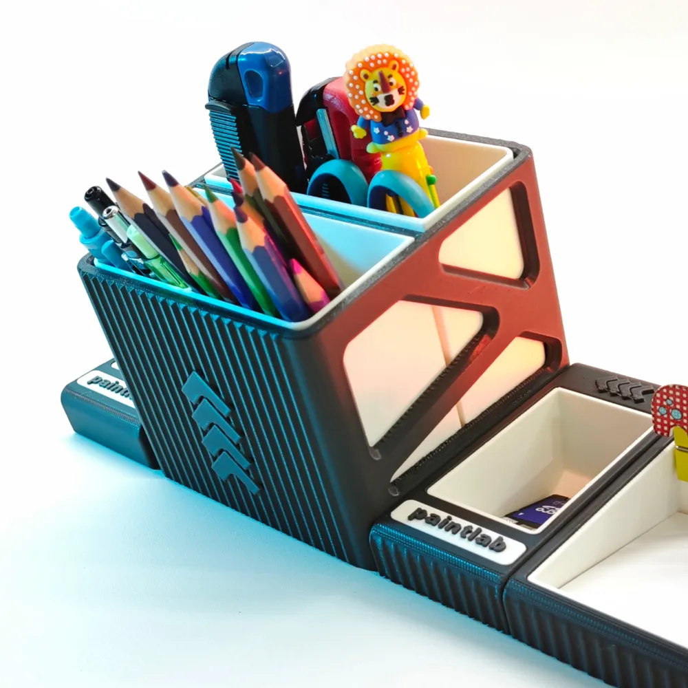 Schreibtisch-Organizer Stifthalter – Kostenloses 3D-Druckmodell ...