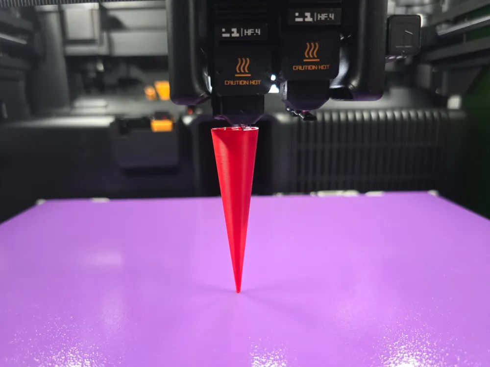 Bed Adhesion Torture Test 2mm Contact Cone 150mm by MotoGP1199 ...