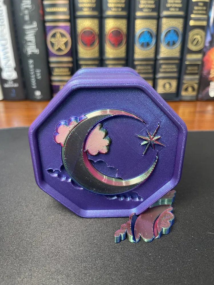 Celestial Moon & Cloud Trinket Box by Pages & Projects MakerWorld ...