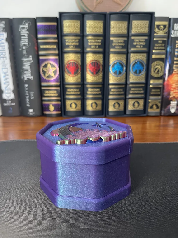 Celestial Moon & Cloud Trinket Box by Pages & Projects MakerWorld ...