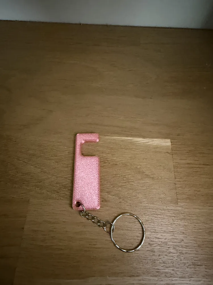 Minimalist Keychain Phone Stand - Free 3D Print Model - MakerWorld