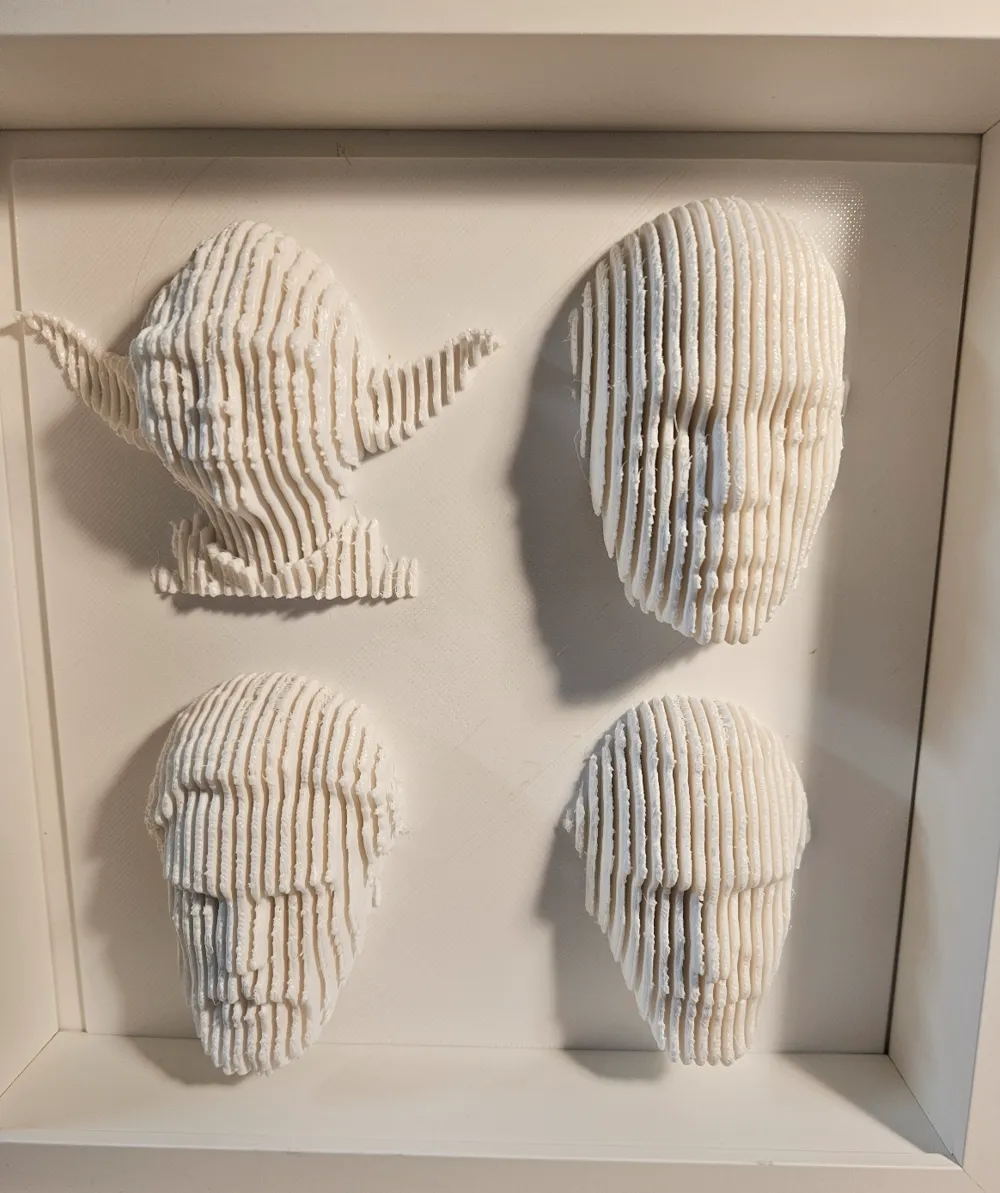 Jedi Masters Wall Art – Tribute to Star Wars Icons Remixed by k3ldar ...