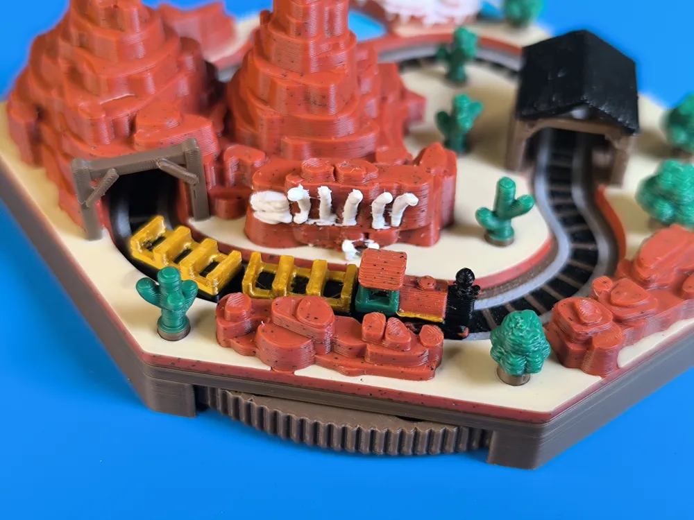 Mini Train - Big Thunder Mountain Diorama by BamBam Design MakerWorld ...