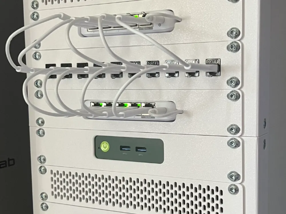 Unifi USW-Flex-2.5G-5 10-inch Rack Mount by 3DMN MakerWorld: Download ...