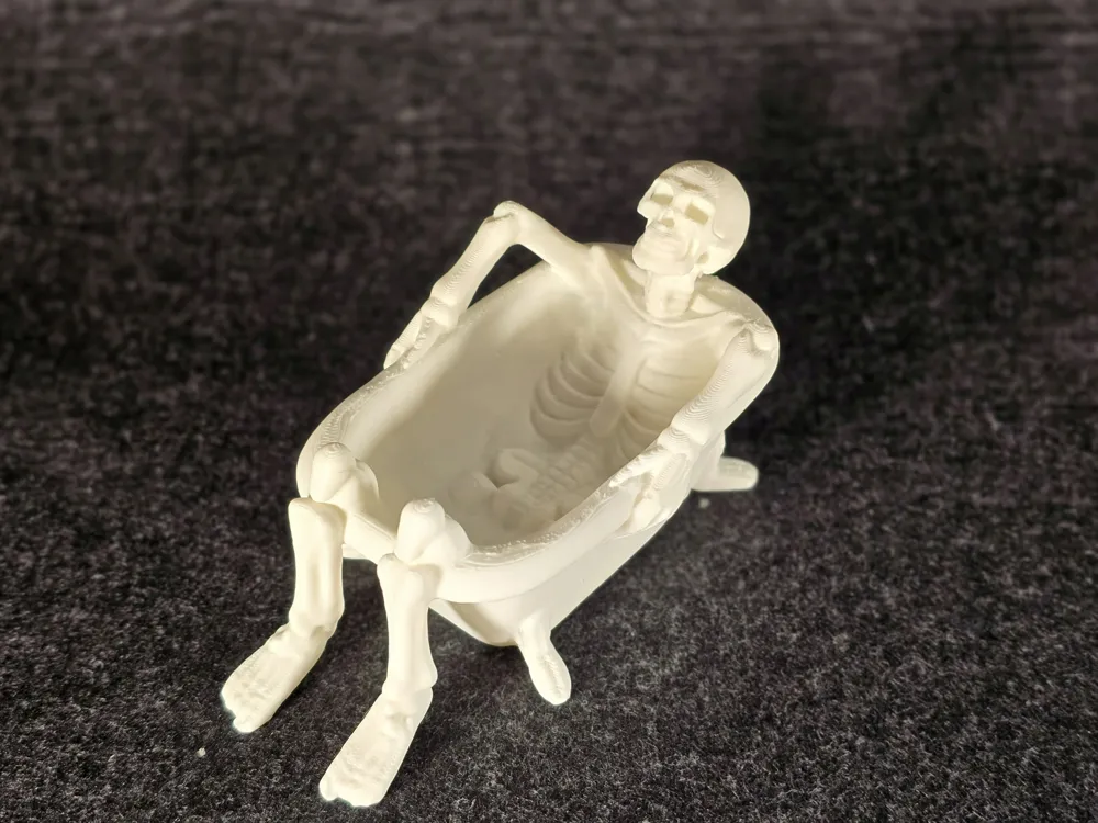 Skeleton's Bath Time - Free 3D Print Model - MakerWorld