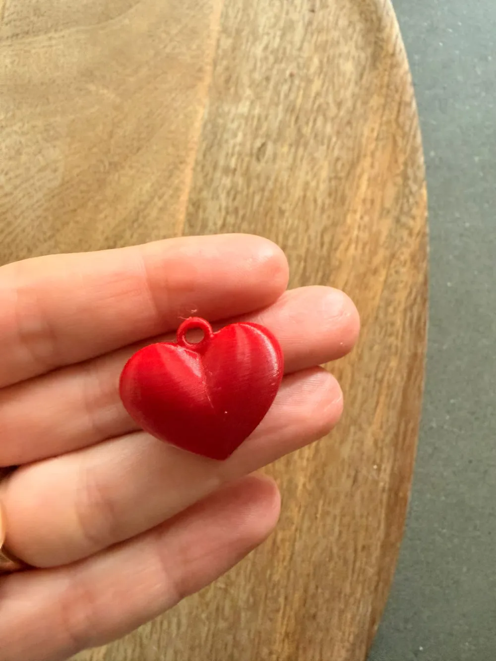 Heart Charm Keychain / Pendant – 3 Sizes - Free 3D Print Model - MakerWorld