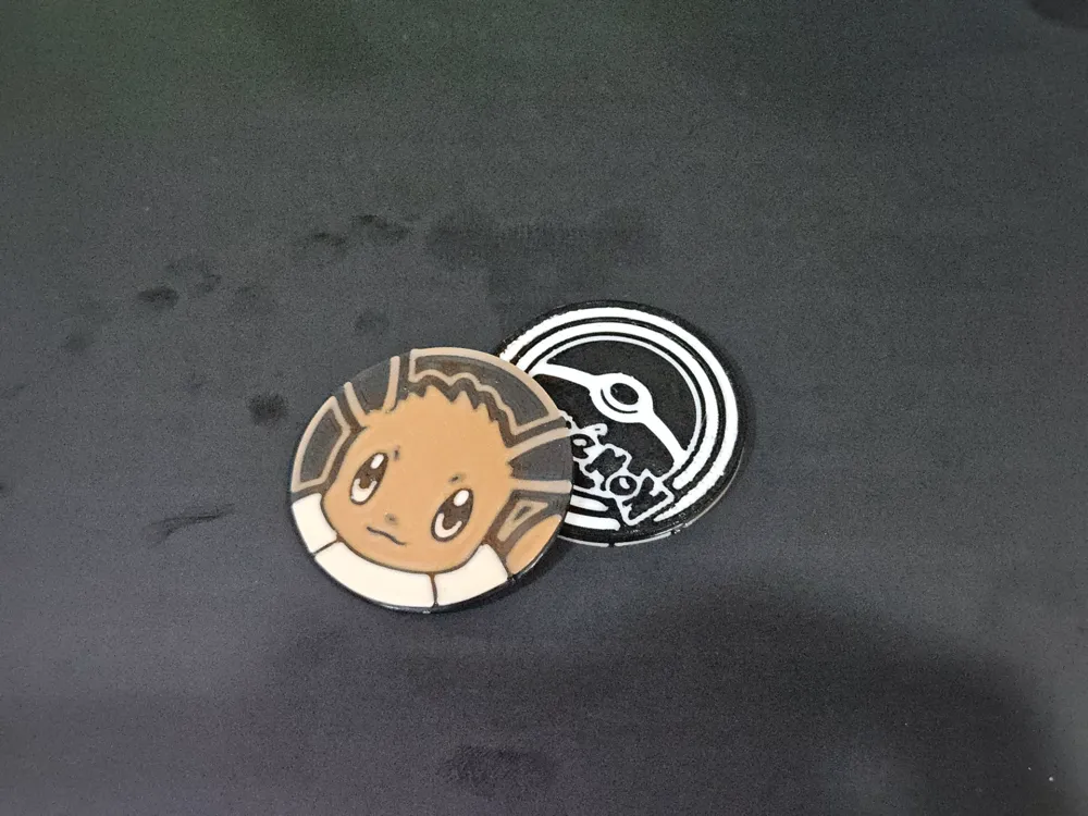 PTCG coin Pokemon Eevee by QAQ - MakerWorld