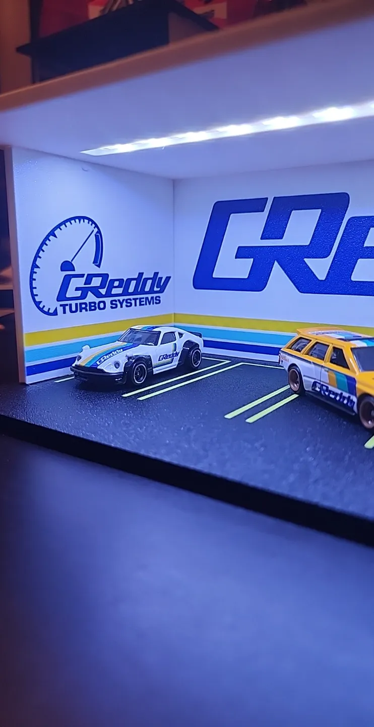 garage pour hotwheels 1/64 greddy by Jayson Geoffroy MakerWorld ...