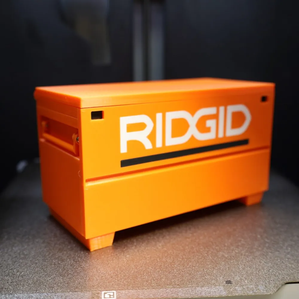 Ridgid Job Site Tool Box Desk Display by joshua.makes MakerWorld ...