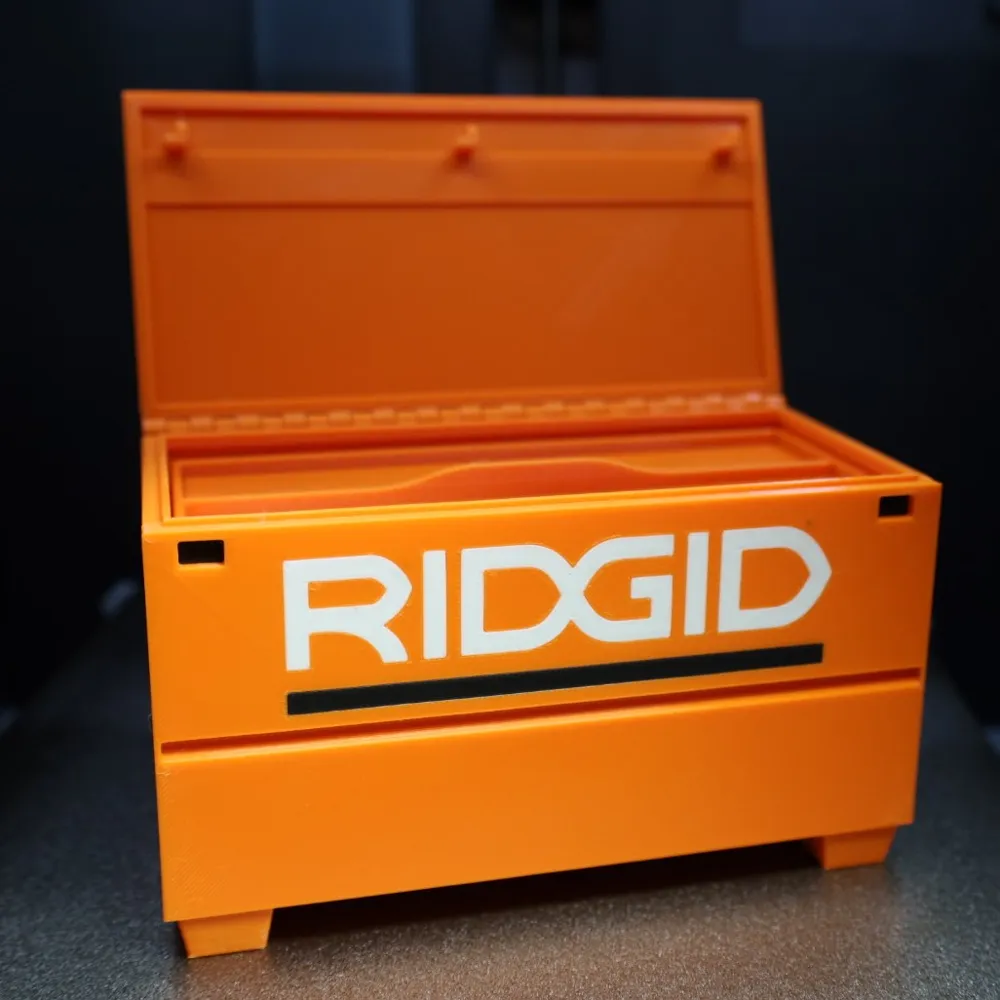 Ridgid Job Site Tool Box Desk Display by joshua.makes MakerWorld ...