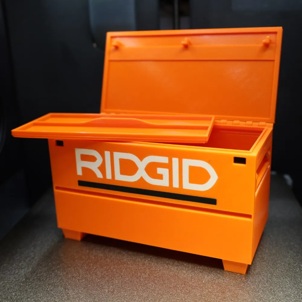 Ridgid Job Site Tool Box Desk Display by joshua.makes MakerWorld ...