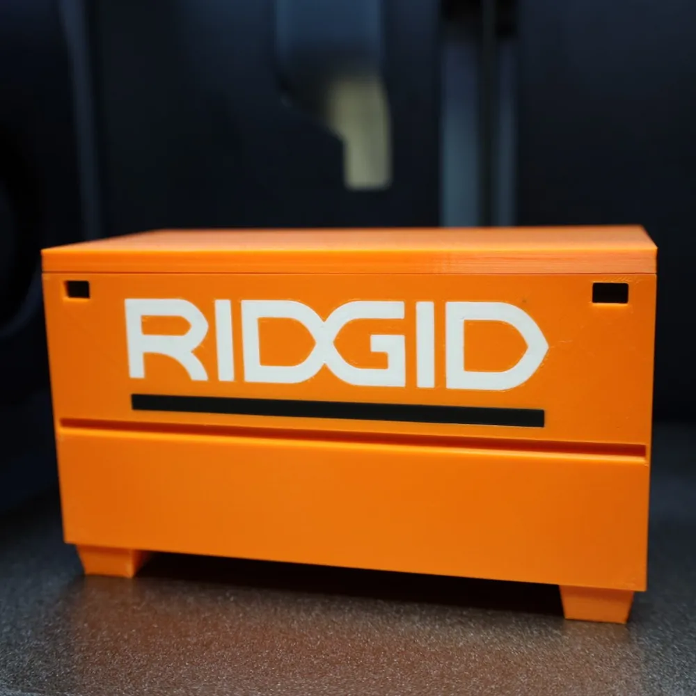 Ridgid Job Site Tool Box Desk Display by joshua.makes MakerWorld ...