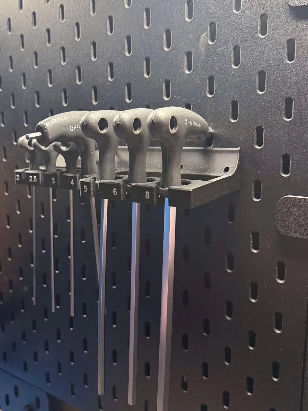 T-Handle Hex Key Holder Skadis Remixed by KELLGREN MakerWorld: Download Free 3D Models