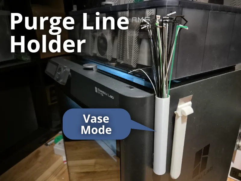 Purge Line Holder - Vase Mode by finniminni - MakerWorld