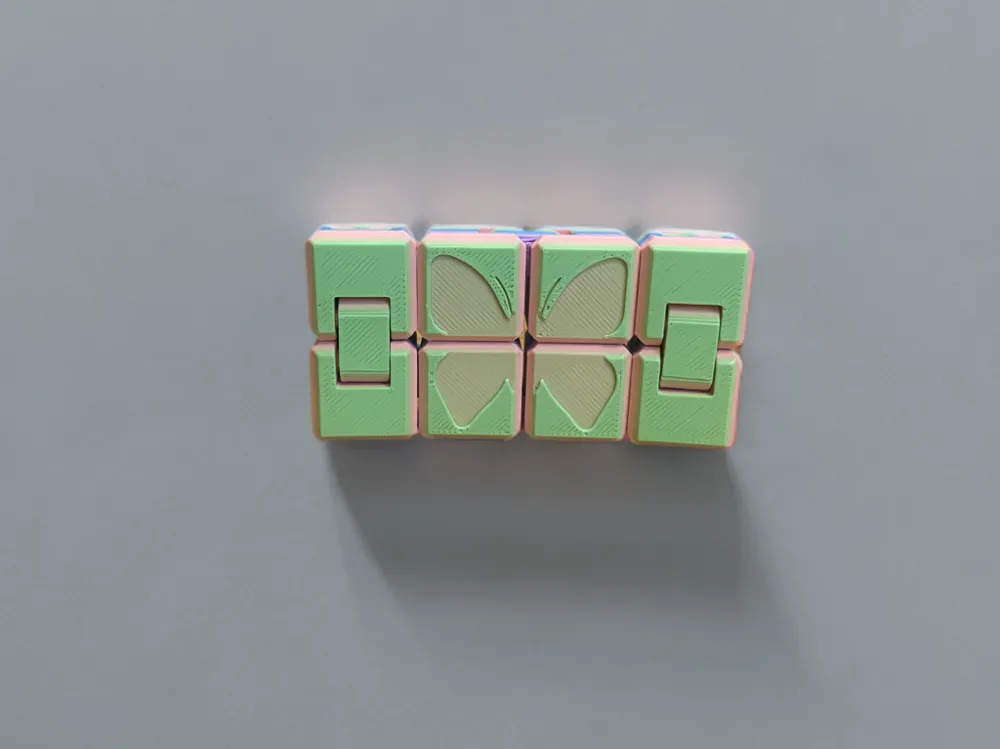 Butterfly Infinity Cube - Free 3D Print Model - MakerWorld