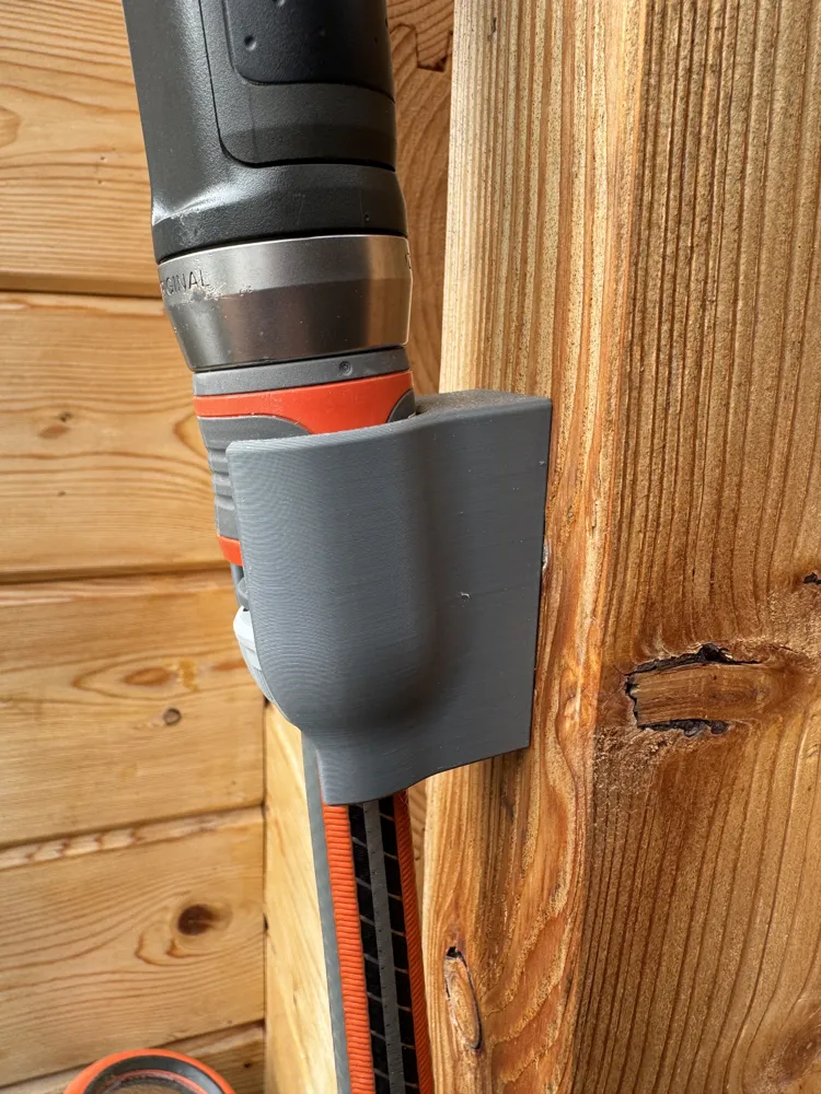 Garden Hose Wall Mount 1/2" Coupling by practical3D MakerWorld ...