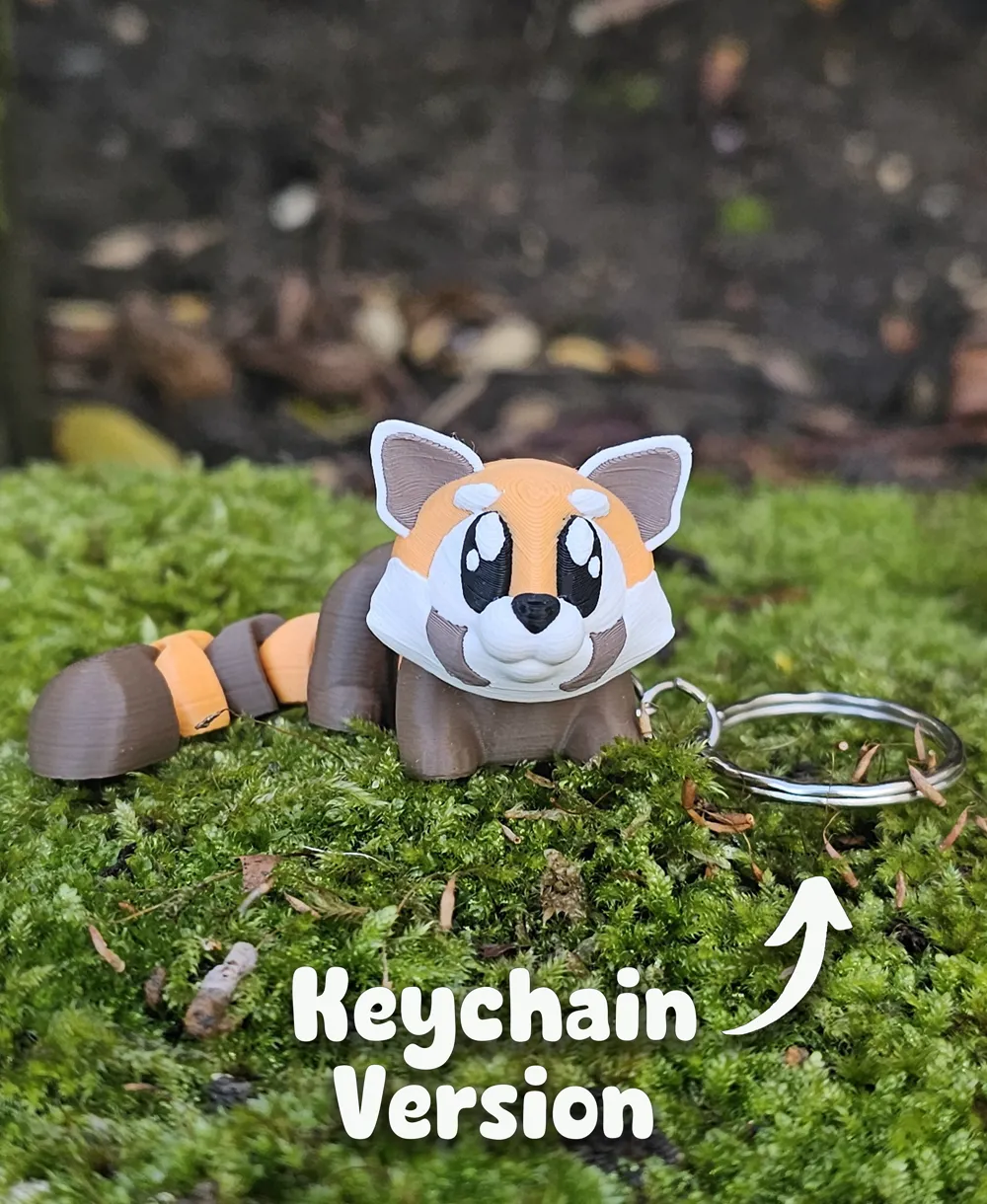 Red panda Flexi Toy Free - Free 3D Print Model - MakerWorld