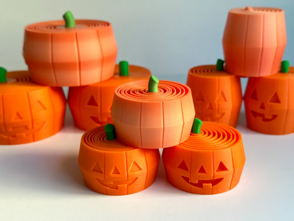 Small Pumpkin Layered Fidget (3 Styles) by 3DPmom MakerWorld: Download ...