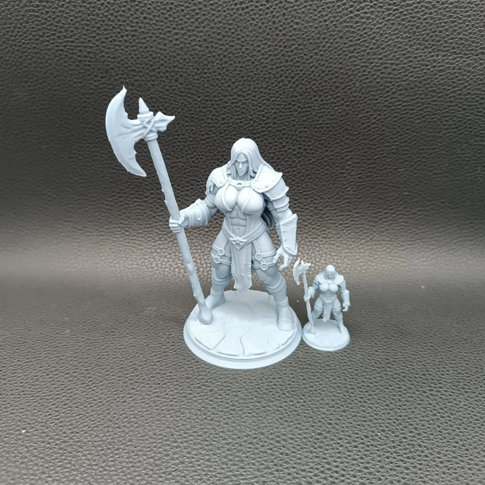 Ironbound Barbarian Queen - RPG DnD Barbarian - Free 3D Print Model ...